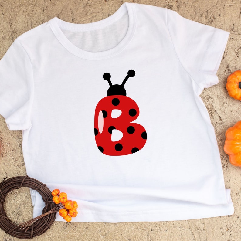 Ladybug Alphabet SVG DXF Letters Font Numbers Birthday Cut File Bundle ...