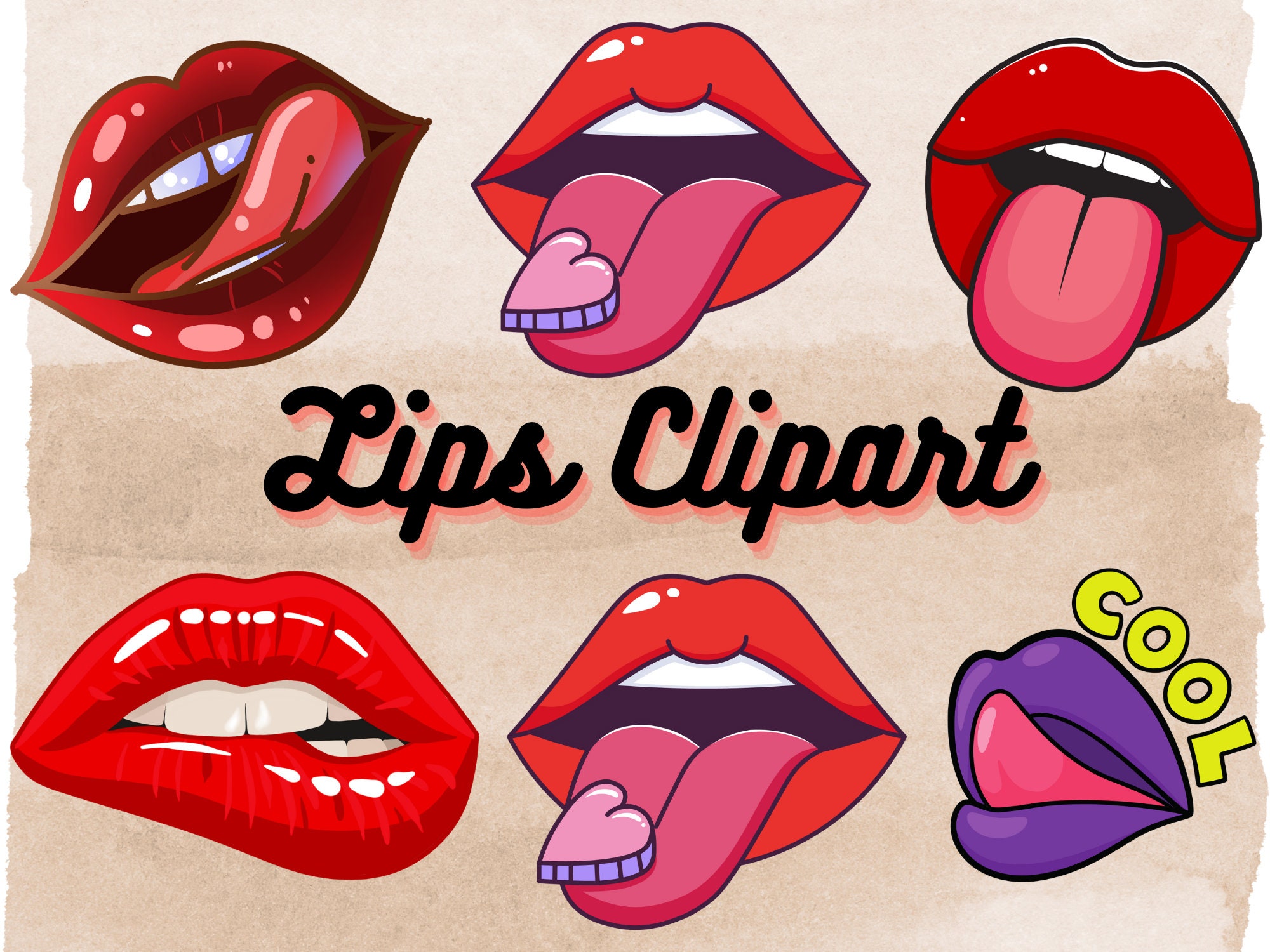Lips SVG, Kiss SVG, Lips Print Svg, Red Lips Svg, Dripping Lips Svg ...