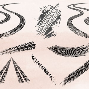 Tire Track SVG, Tire Track Pattern SVG, Tire Dirt Marks SVG, Mud Tire Track, Tires Svg, Splash ...