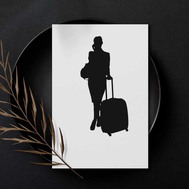 Travel SVG Girl Travel PNG Traveling PNG Clipart Woman - Etsy