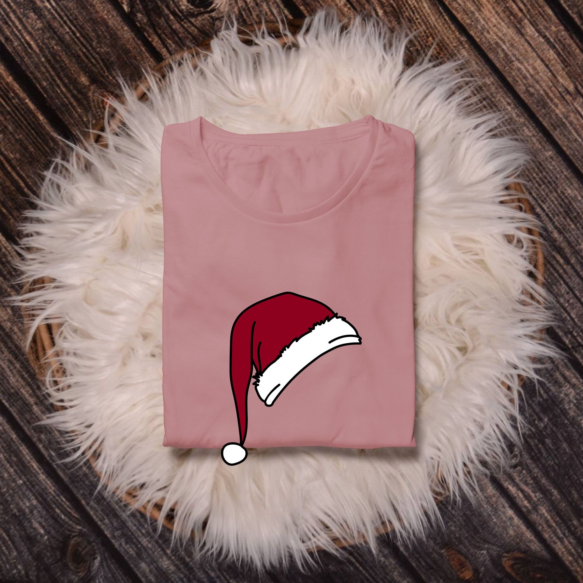 Santa Hat SVG Bundle\ Christmas Clipart\ Santa Cap Vector Set - Etsy