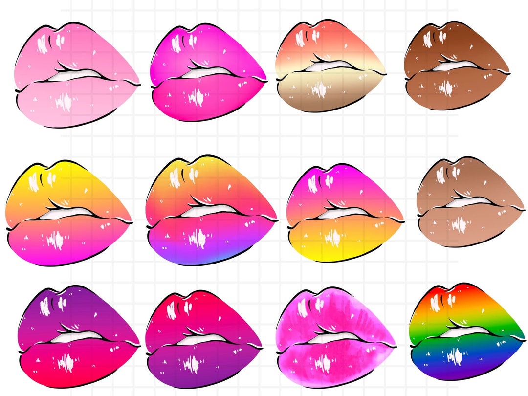 LIPS Svg\ Pink Lips Svg\ Kiss Svg\ American Lips Svg\ Kiss Design ...