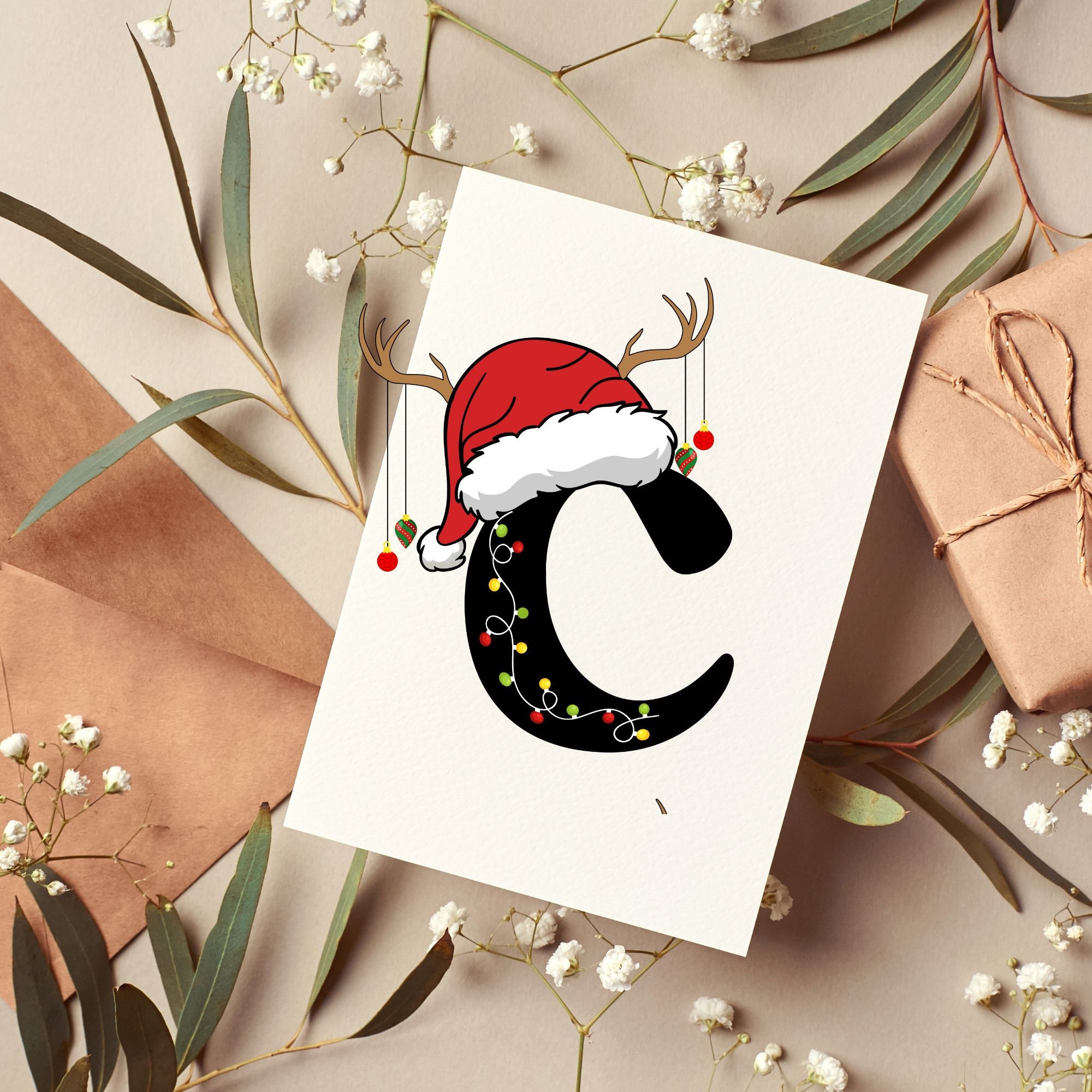 Christmas Alphabet PNG Christmas PNG Letters Christmas Font Christmas ...