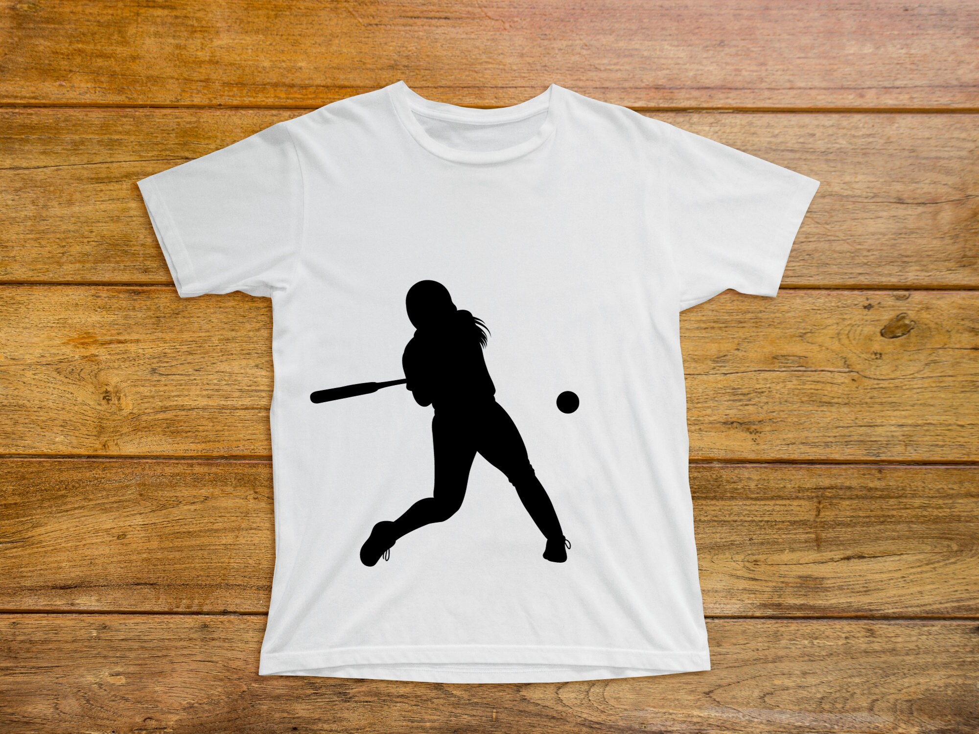 Softball SVG Sport SVG Softball Silhouette SVG Cut Files Softball ...