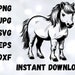 Cute Baby Horse Svg ,best Baby Horse Svg , Special for Animal Lover ...