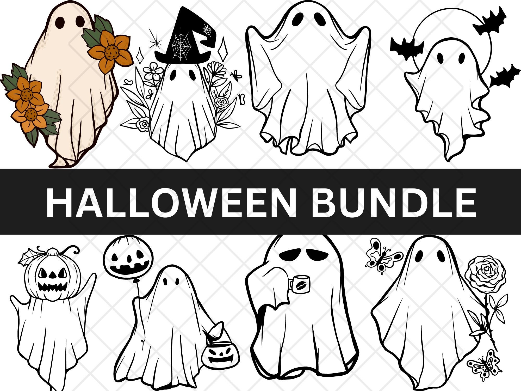 Ghost Halloween Svg Cute Ghost Svg Halloween Shirt Svg - Etsy