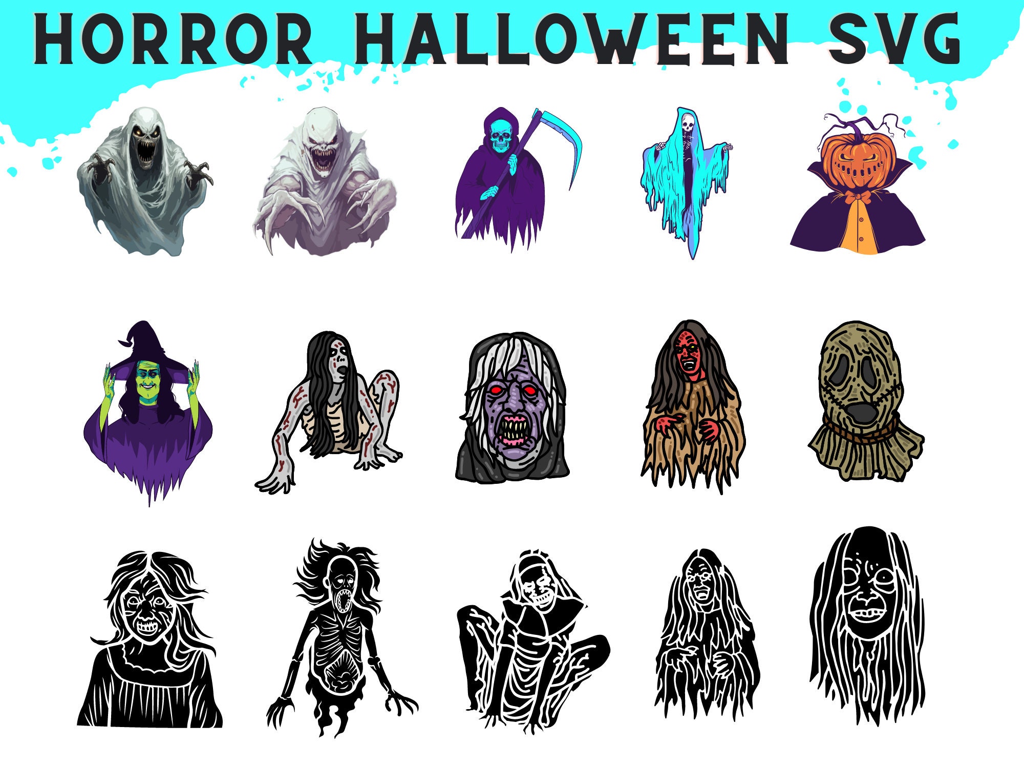 Horror SVG Bundle , Halloween Horror SVG , Horror Friends Svg ,horror ...