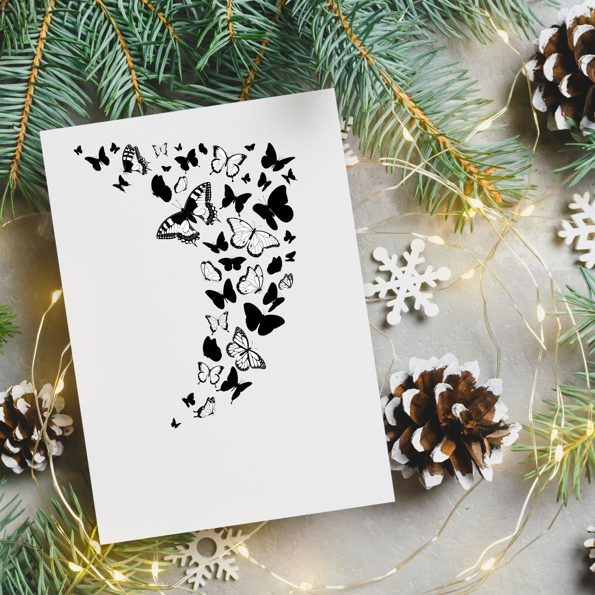 Butterfly SVG Butterfly Swarm Svg Flying Butterflies SVG Butterfly ...