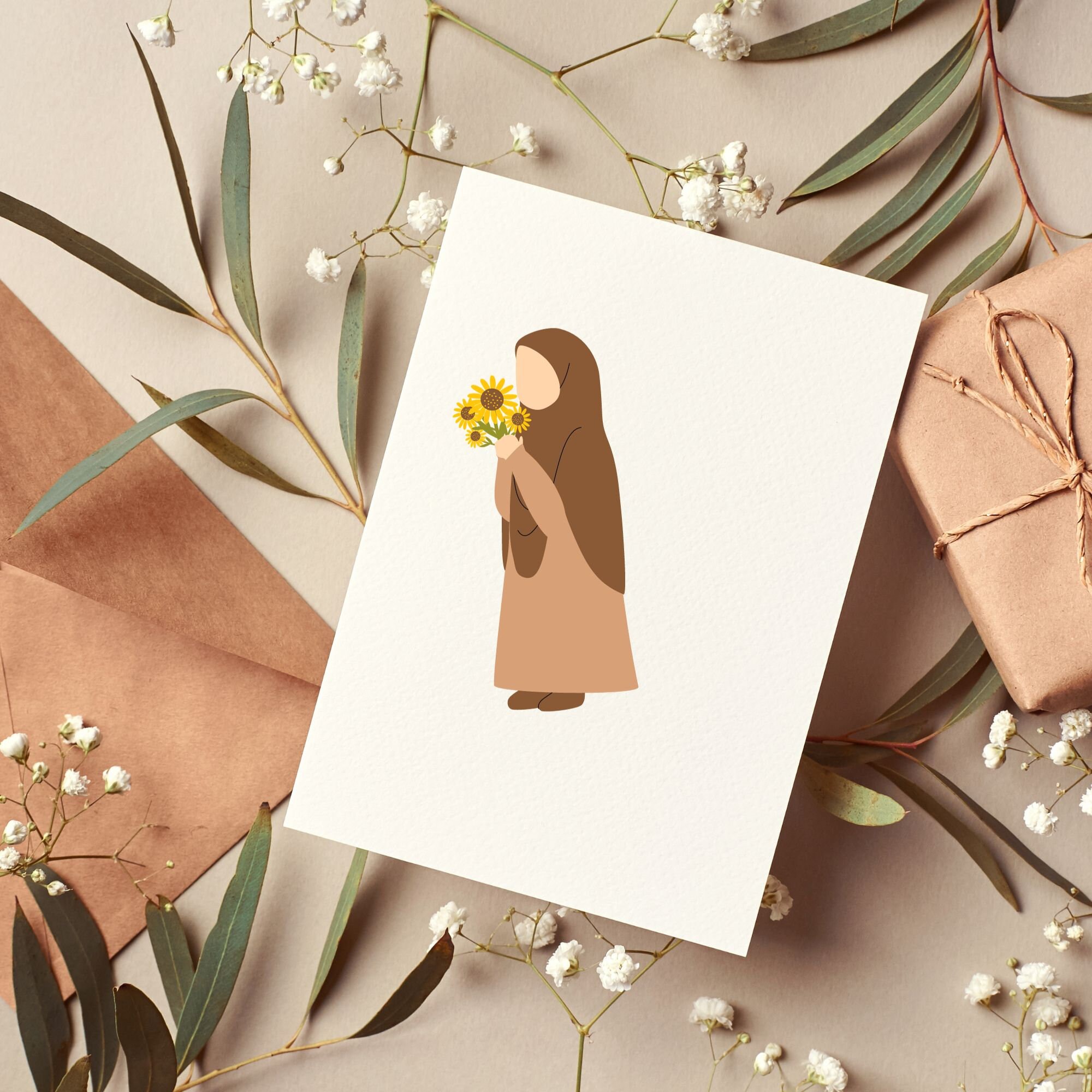 Muslim Girls Clipart\ Muslim Woman Svg\ Beautiful Girl With Hijab PNG ...