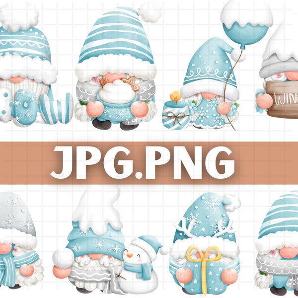 Winter Gnome Png - Etsy