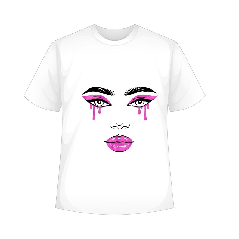 Beauty Face Svg\ Woman Beauty Human Face Svg\ Glamour Lady Svg ...