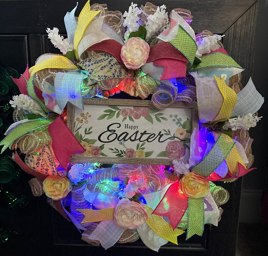 Easter Wreath - Etsy