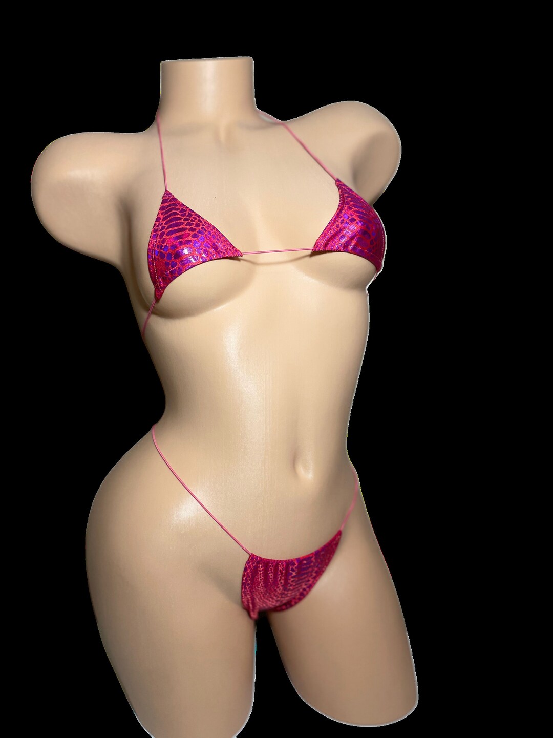 SERPENTINE QUEEN PINK Microkini - Etsy