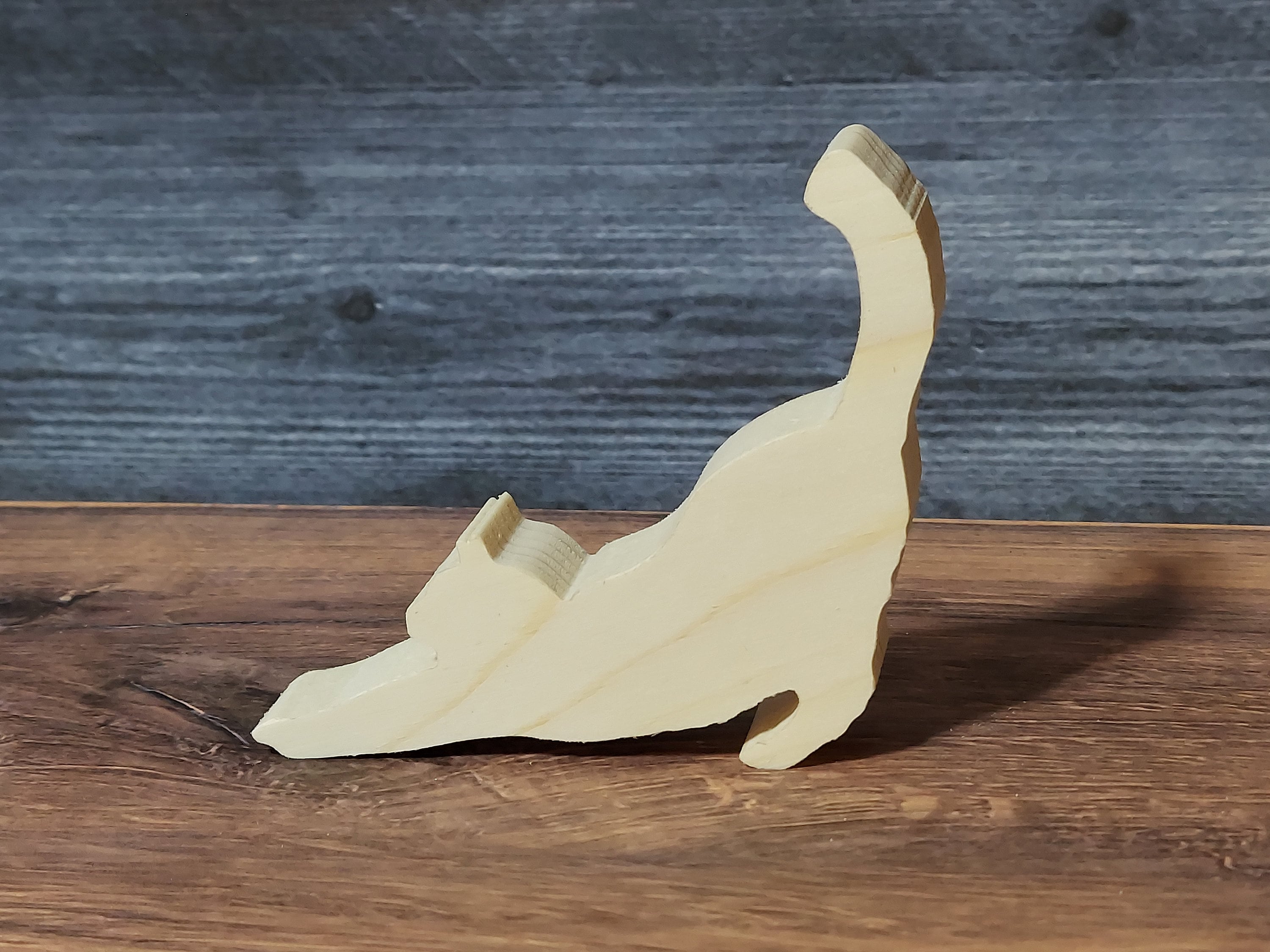 Unfinished Wood Cat Cutout. Standing Wooden Black Cat Shape. - Etsy