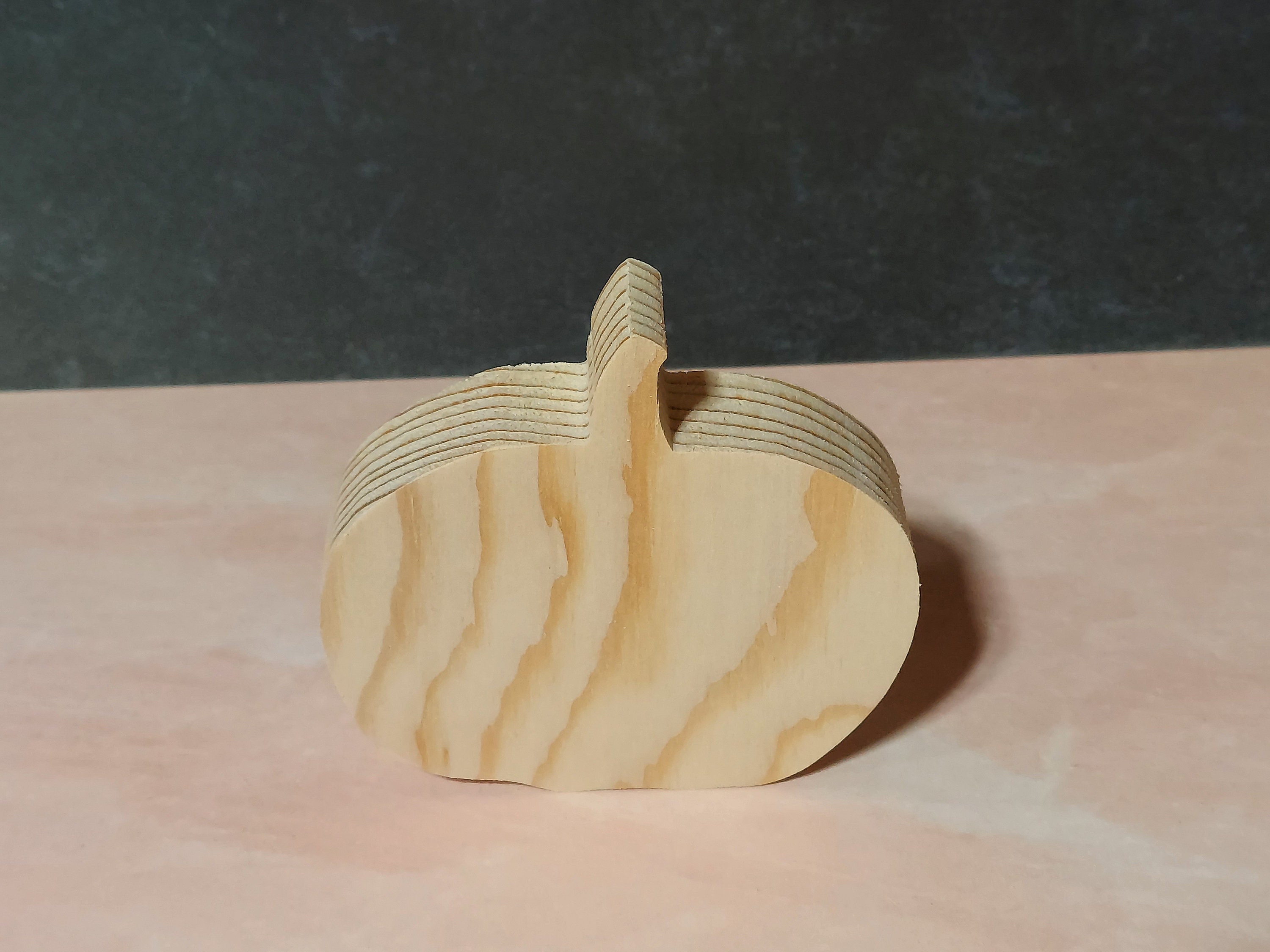 10 or 20 Unfinished Wood Pumpkin Cutouts. Standing Wooden Pumpkin ...