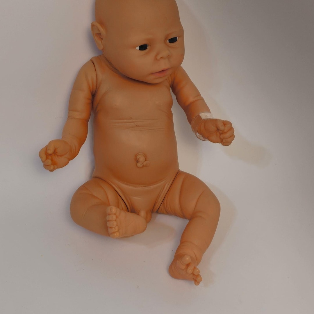 Vintage 17" Anatomically Correct Rubber Baby Boy Doll W Umbilical Cord ...
