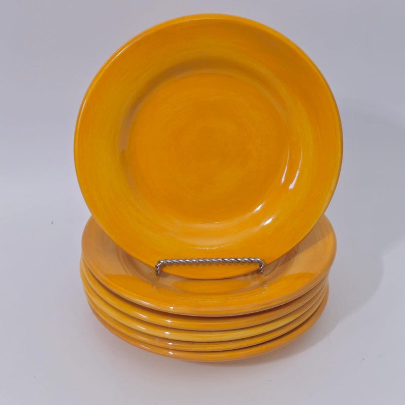 Mustard Dinner Plates - Etsy