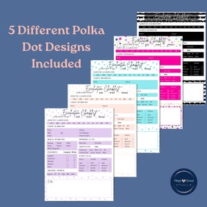 School Psychologist Assessment Checklist, Educational Diagnostician Evaluation Cover Page ...