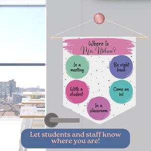 Personalized Where is the School Psychologist Sign, School Counselor ...