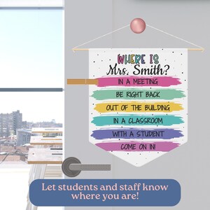 Personalized Where is the School Psychologist Sign, School Counselor ...