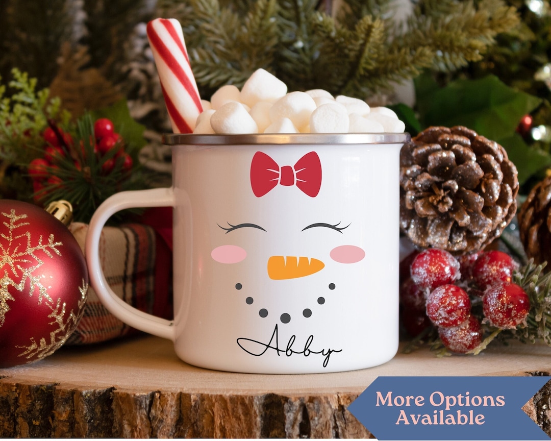 Kids Hot Cocoa Mug, Custom Christmas Mug, Custom Hot Cocoa Mug ...