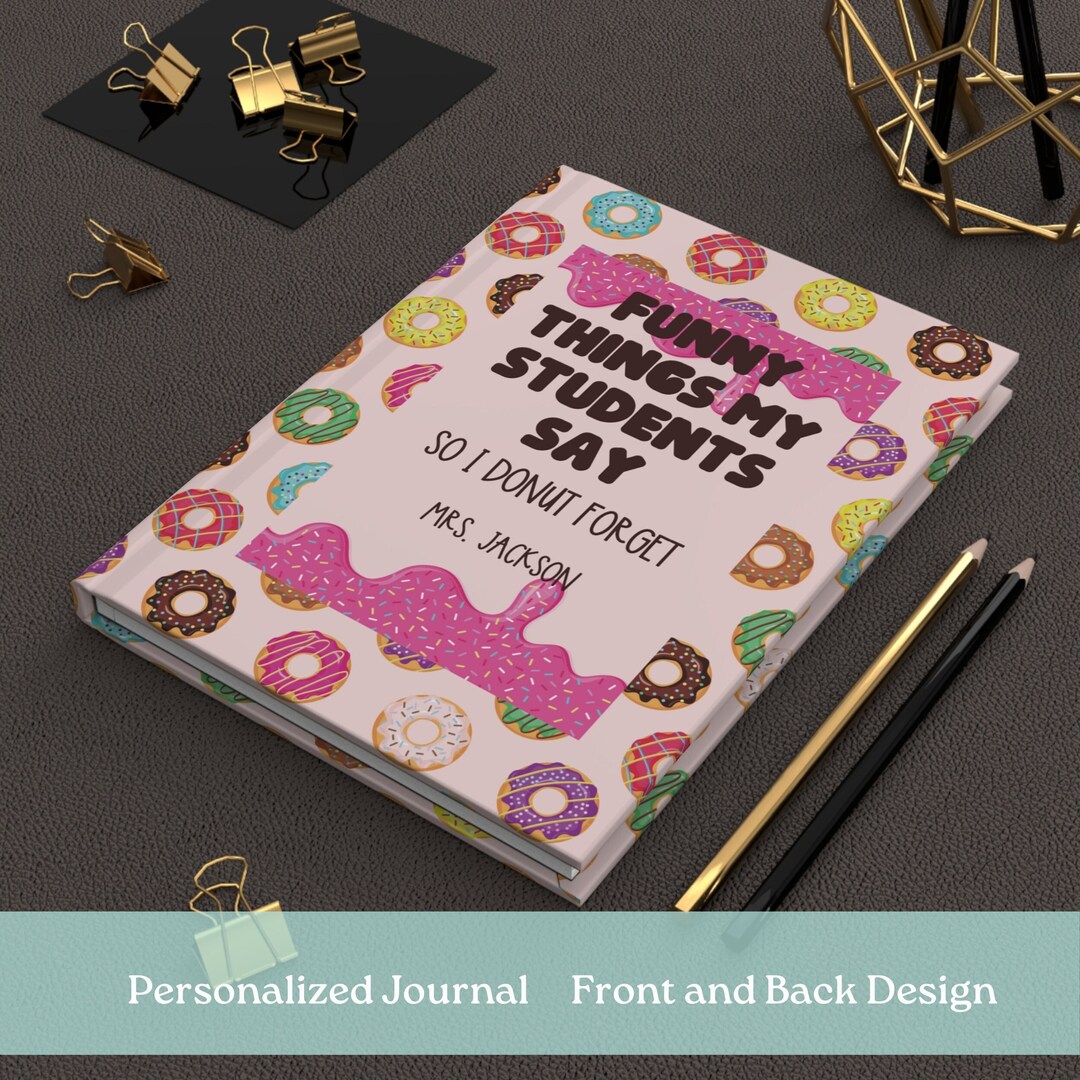 Personalized Teacher Journal, Teacher Memory Book, Teacher Appreciation ...
