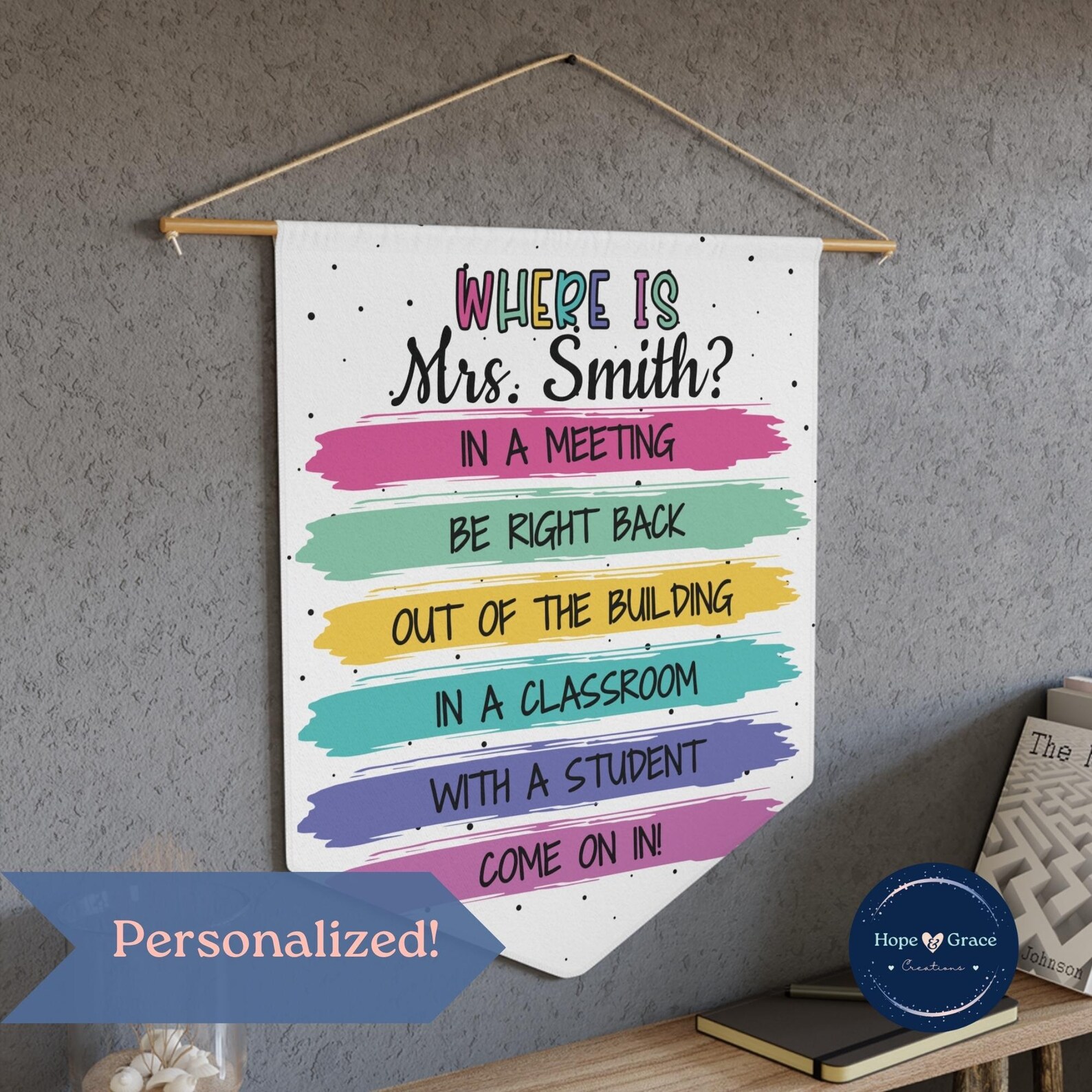 Personalized Where is the School Psychologist Sign, School Counselor ...