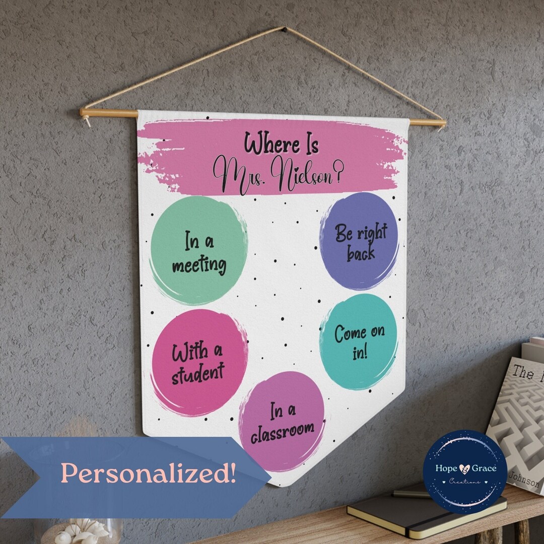 Personalized Where is the School Psychologist Sign, School Counselor ...