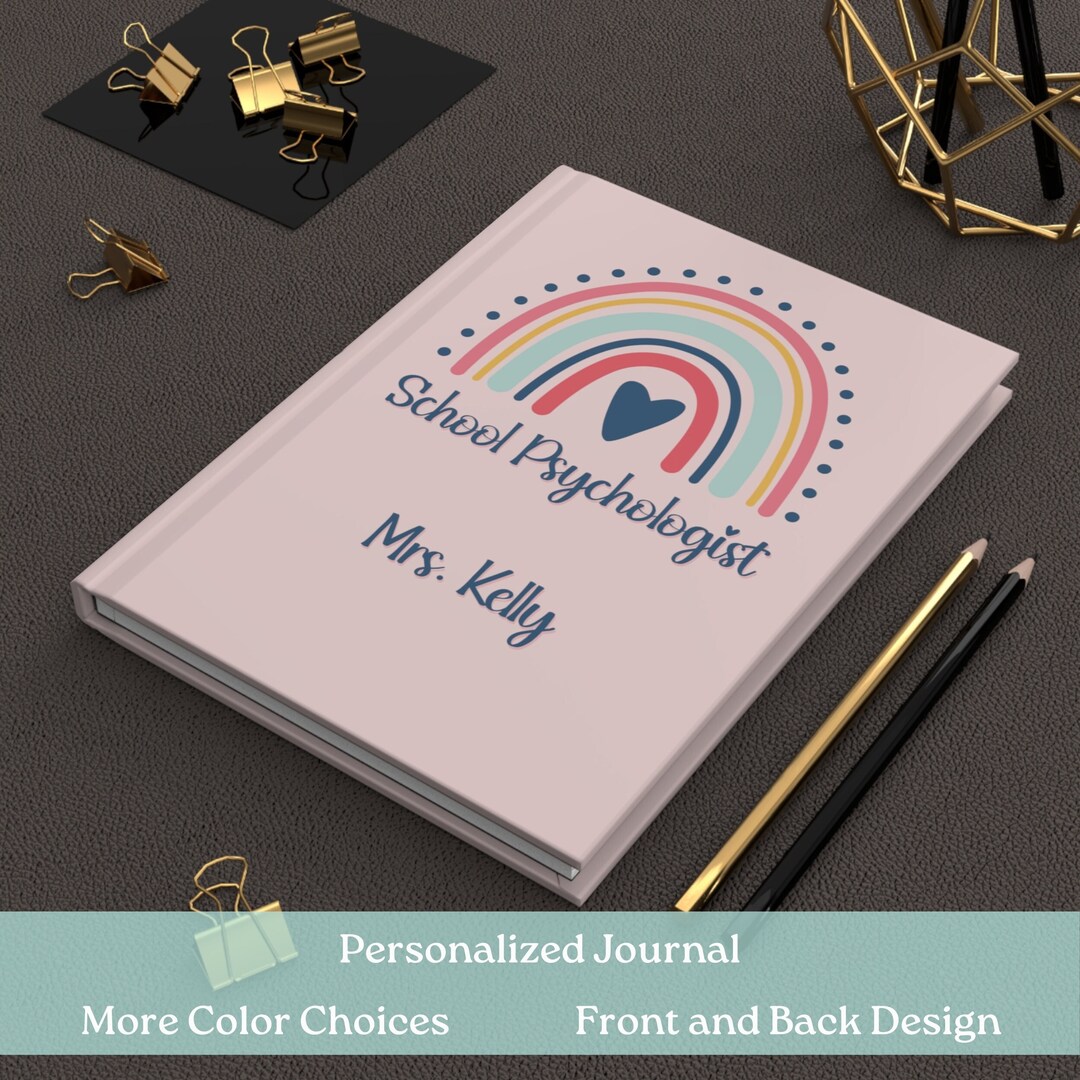 School Psychologist Journal, Boho Rainbow Psychologist Journal, School ...