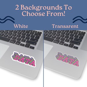 Data School Psychologist Sticker, Funny School Psych Sticker ...