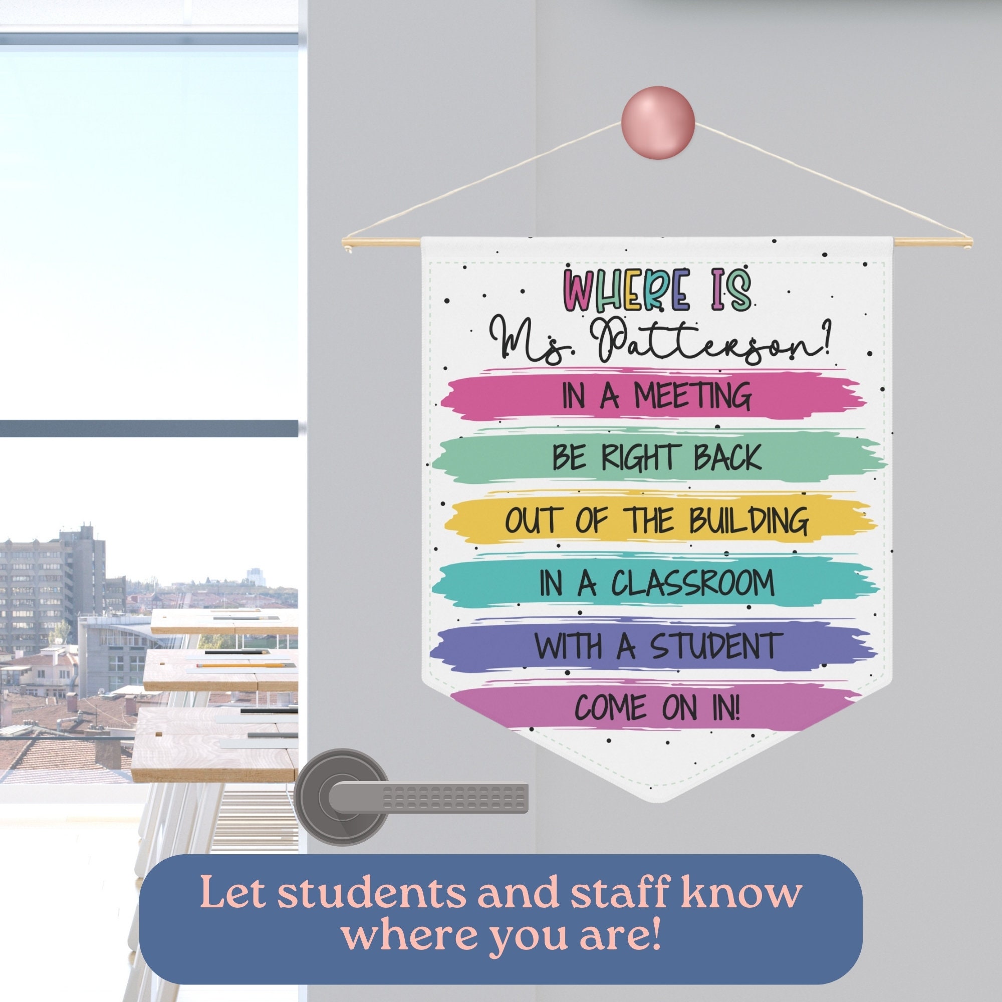 Personalized Where is the School Psychologist Sign, School Counselor ...