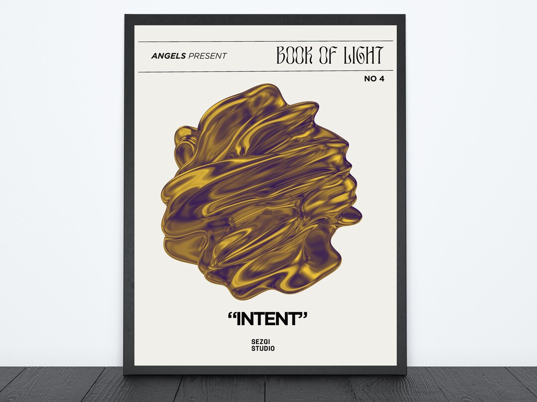 Book of Light Digital Art , Intent Poster , Digital Print , Love ...
