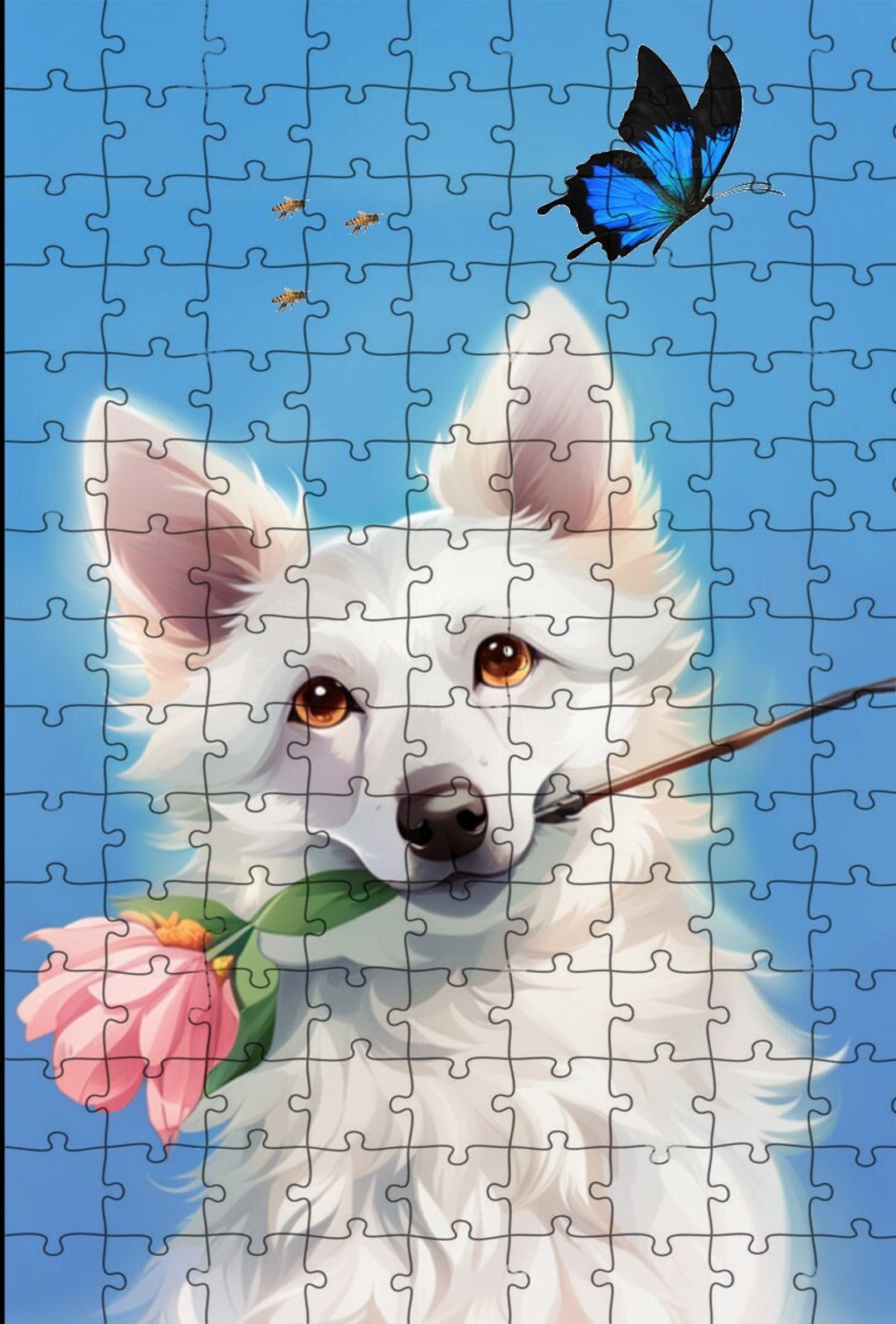 Custom Jig-saw Puzzle With Your Dog's Face - Etsy