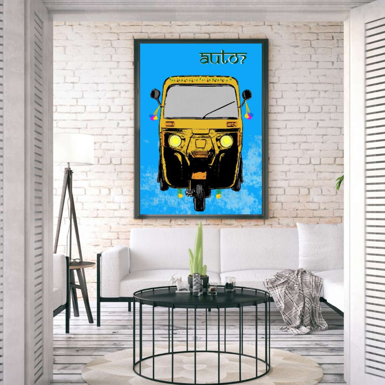 Indian Autorickshaw, Rickshaw Art, Traditional Transport, Wall Décor ...