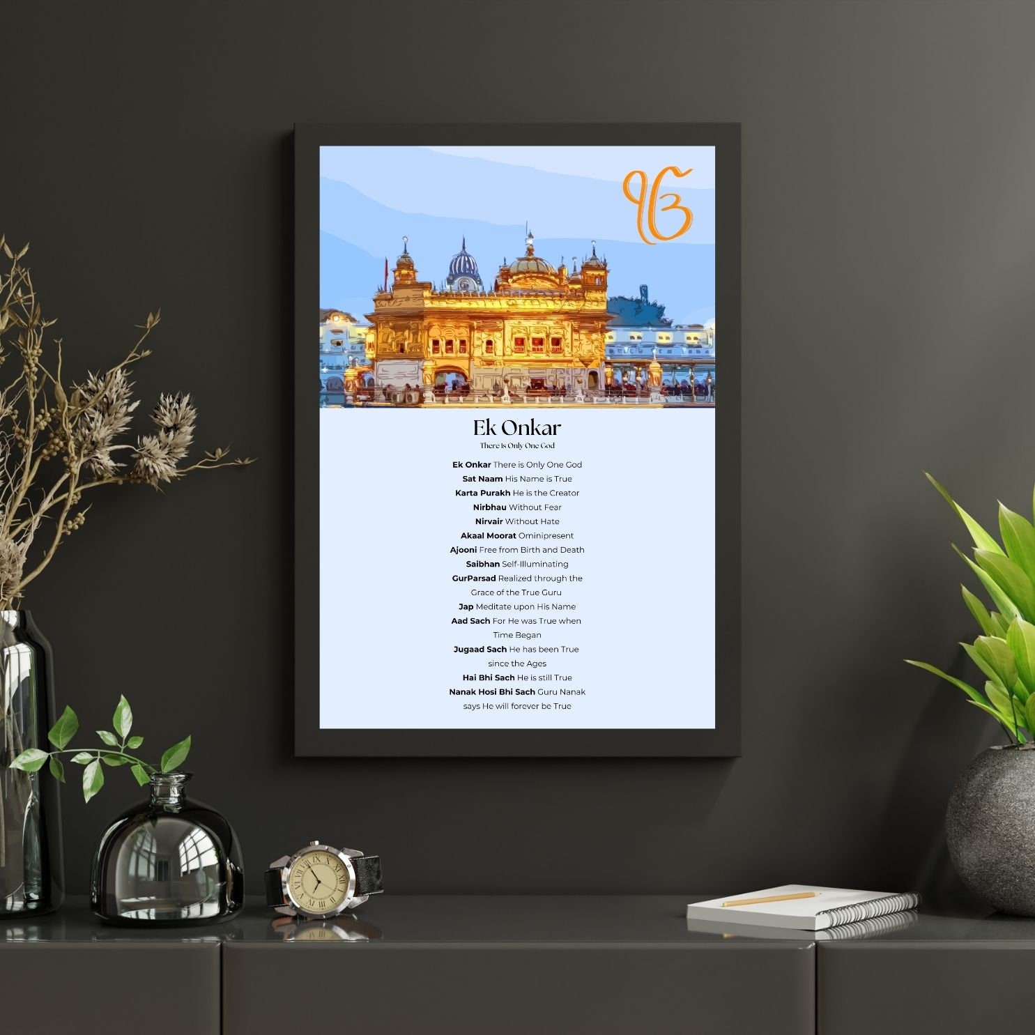Guru Nanak Sahib, Ek Onkar,golden Temple, Sikh Art, Punjabi ...