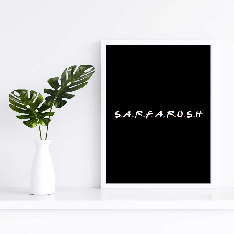 Sarfarosh | Indian Desi Wall Art Print Poster | Wall Décor | Desi Art ...