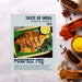 Pomfret Fry | India Poster | Desi Art | Kitchen Décor| Food Art | Eat ...