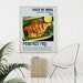 Pomfret Fry | India Poster | Desi Art | Kitchen Décor| Food Art | Eat ...