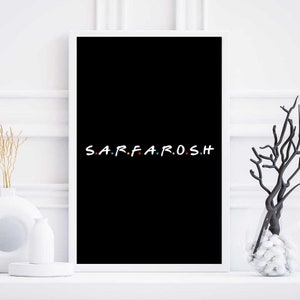 Sarfarosh | Indian Desi Wall Art Print Poster | Wall Décor | Desi Art ...