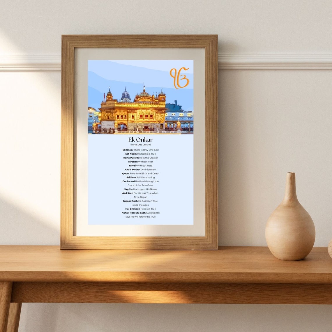 Guru Nanak Sahib, Ek Onkar,golden Temple, Sikh Art, Punjabi ...