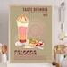 Falooda Art India Poster Desi Art Kitchen Décor Food Art Mid Century ...