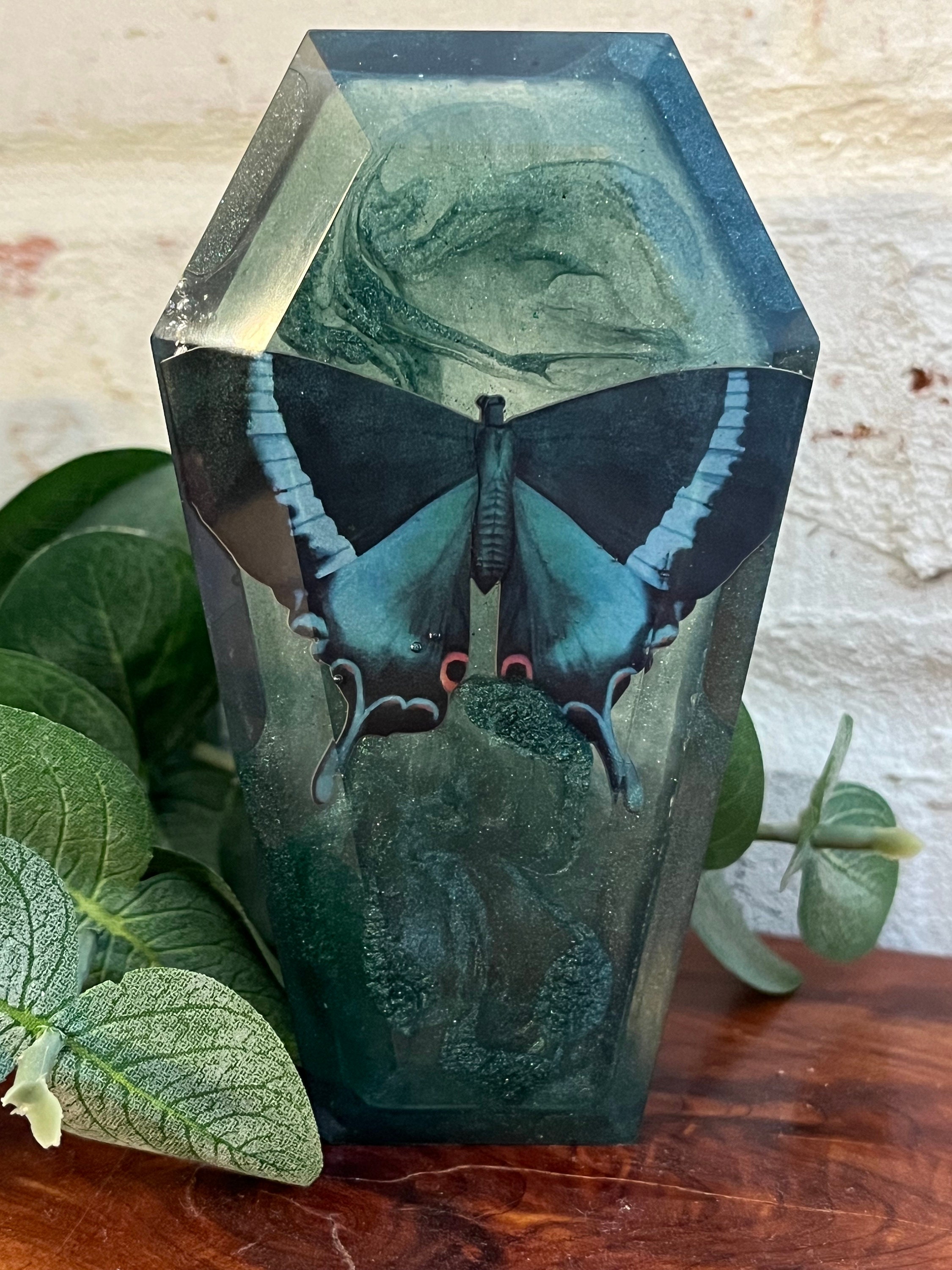 Resin Coffin Casket Trinket Box Stash Box - Etsy