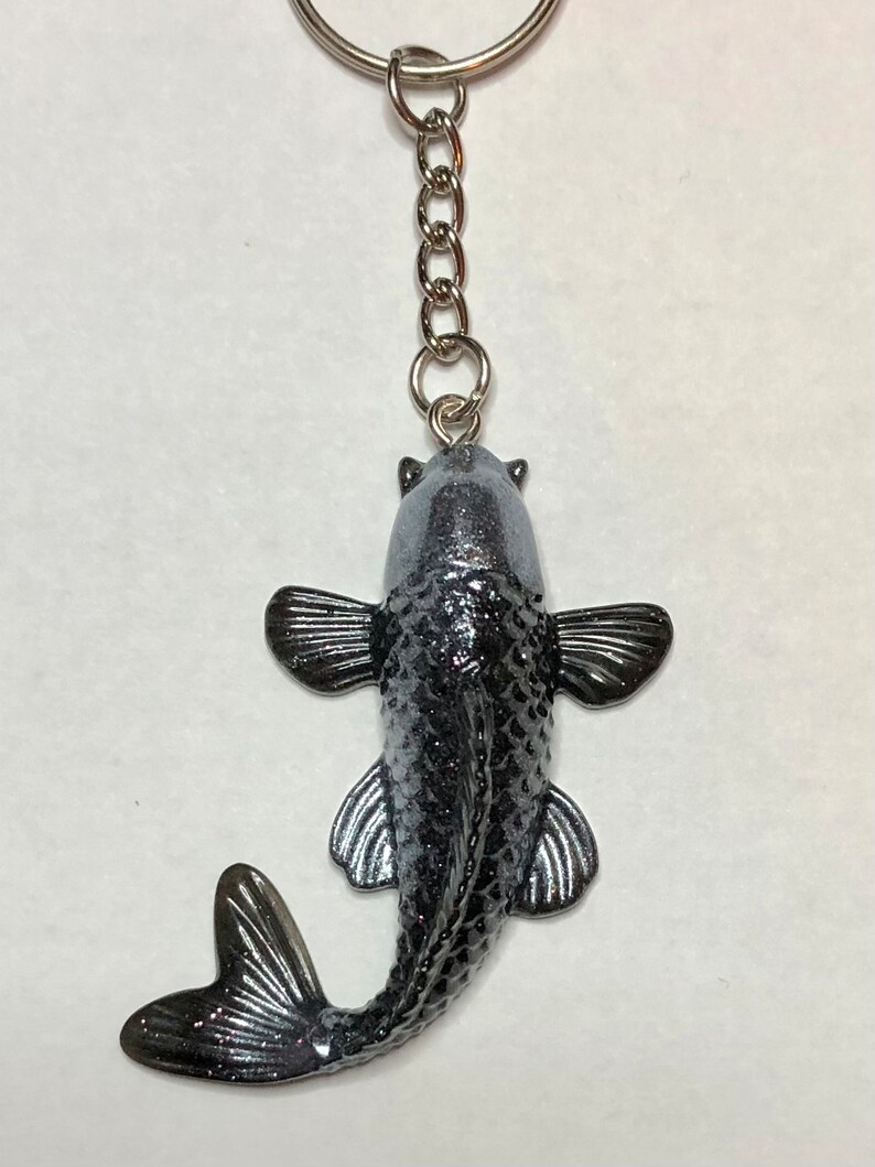 Resin Koi Fish Keychain - Etsy