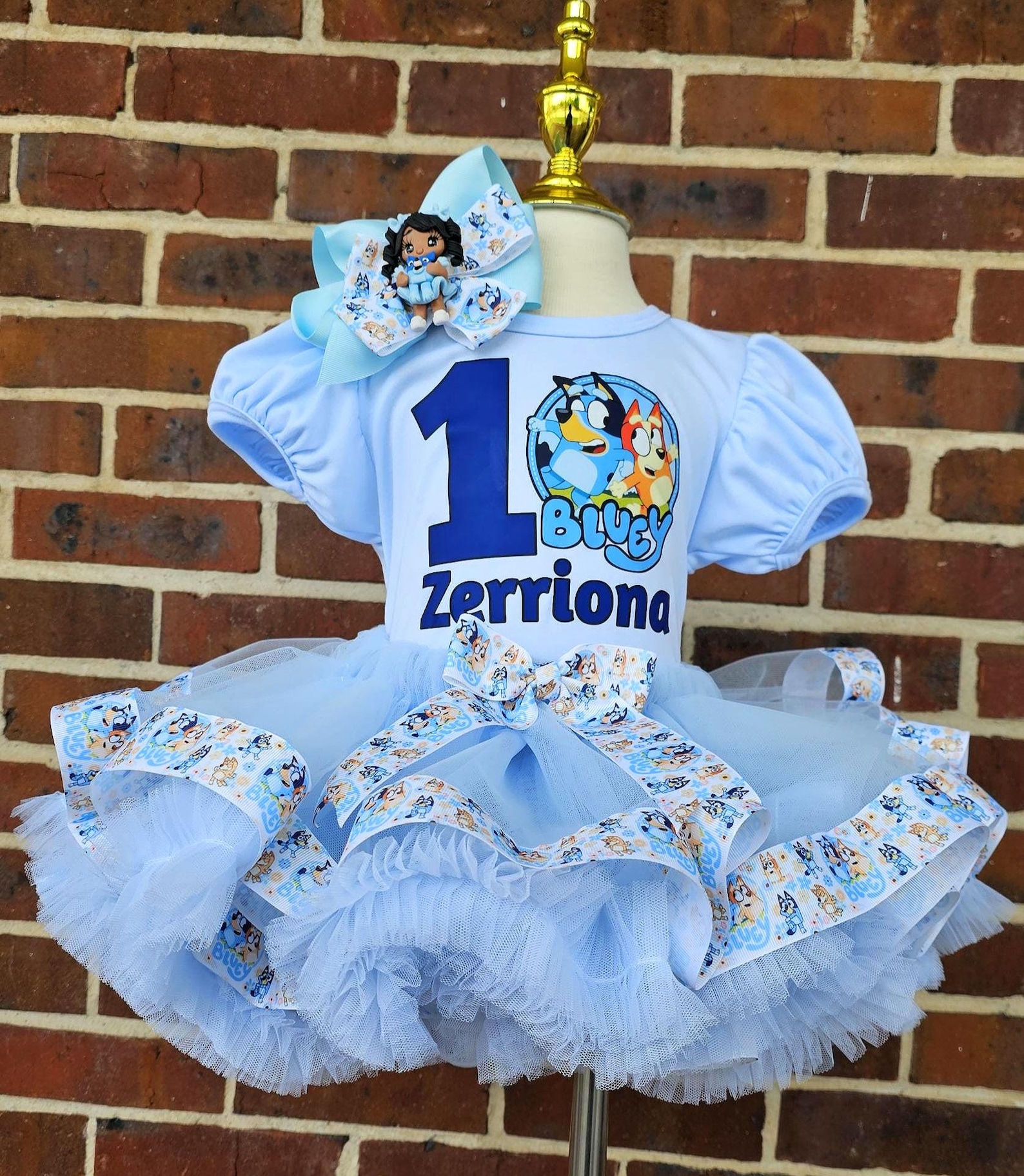 Bluey Birthday Outfit, Bluey Outfit Birthday Girl Set, Personalized ...