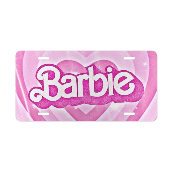 Barbie Name Plate - Etsy