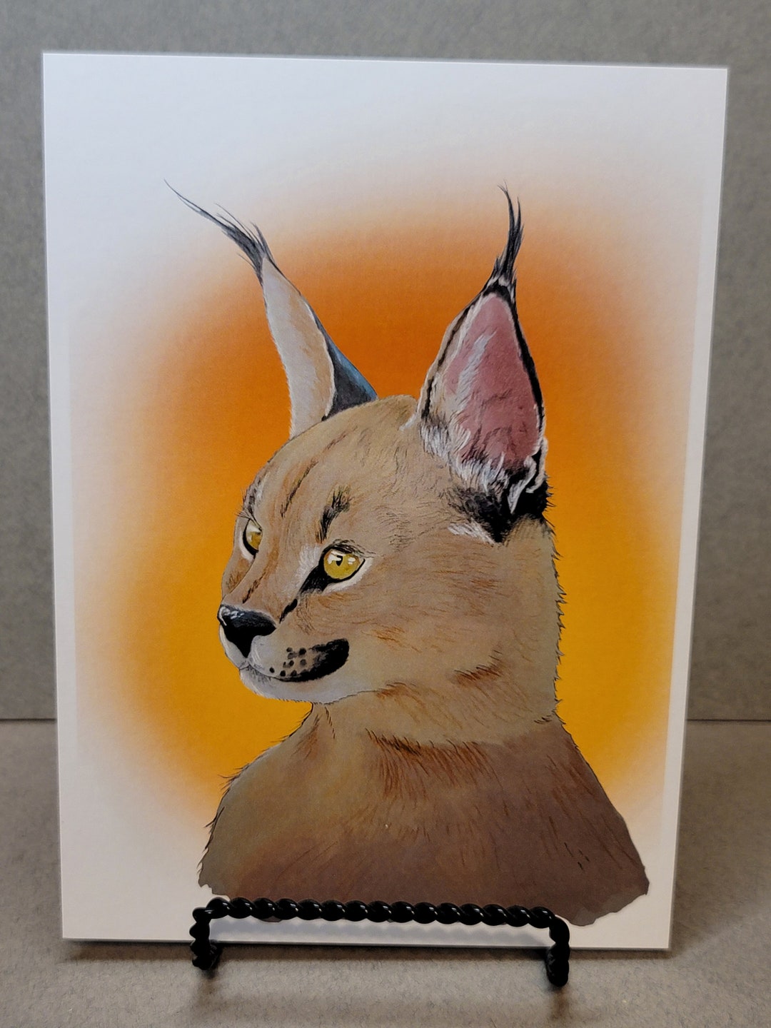 Caracal Print - Etsy
