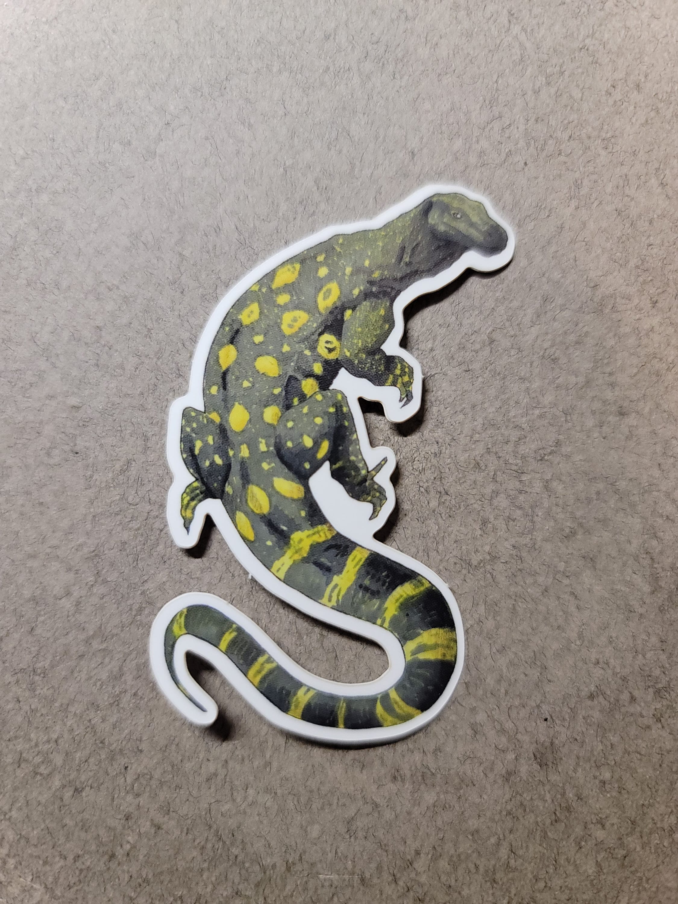 Crocodile Monitor Sticker - Etsy