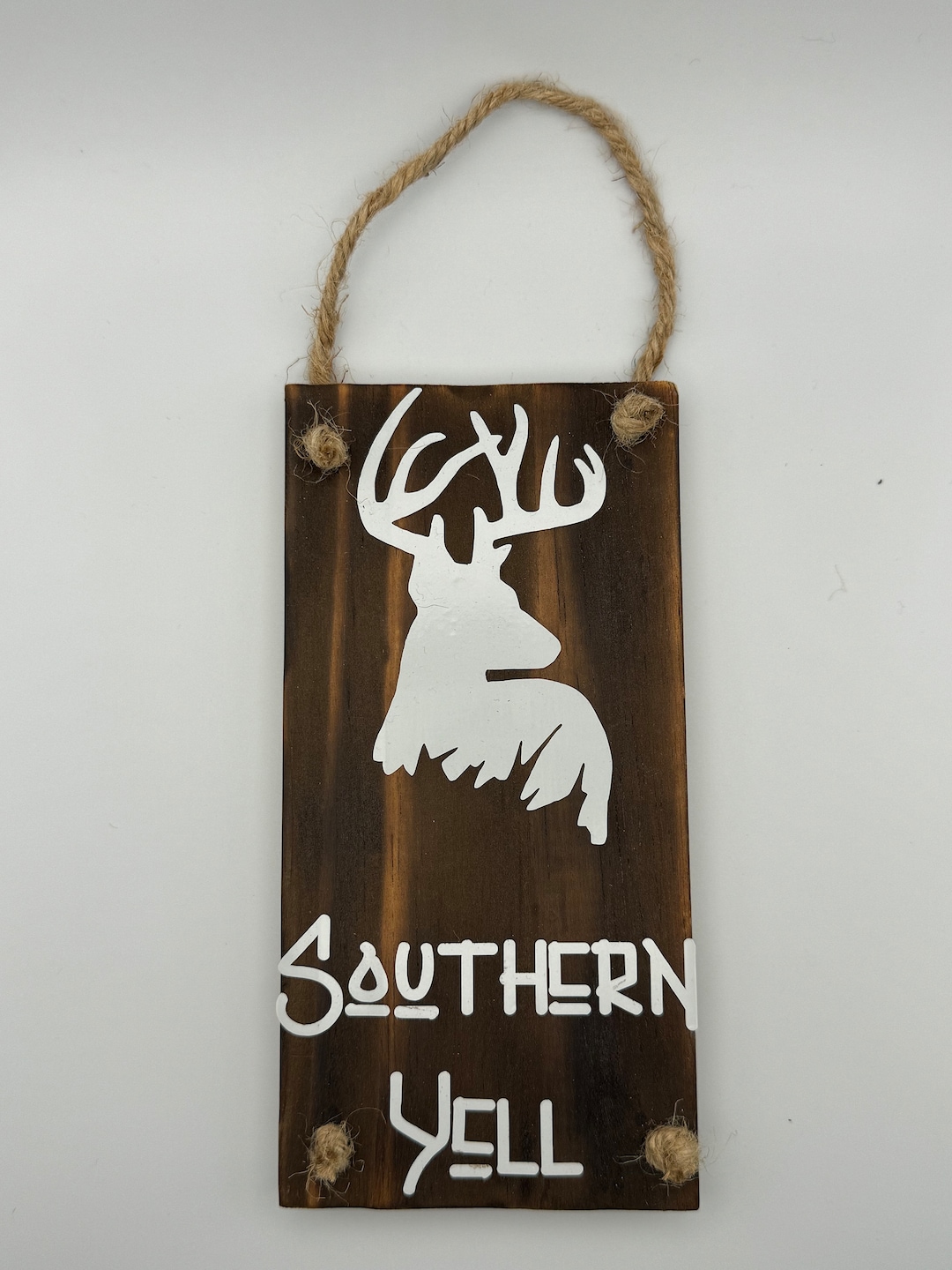 Handmade Southern Yell Wood Burnt Sign - Etsy