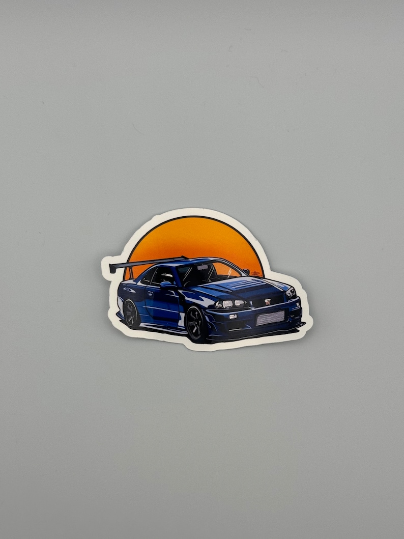 JDM Nissan GTR Sticker - Etsy