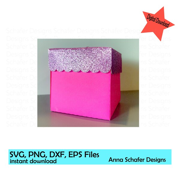 Scalloped Favor Box - Etsy